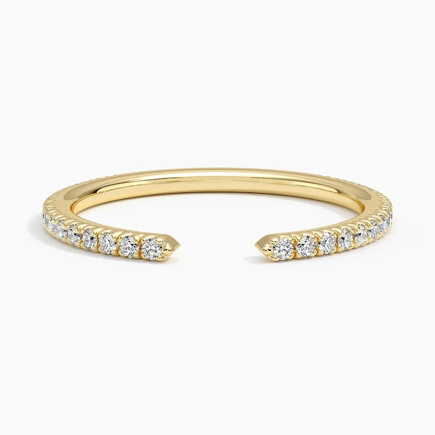 Classic Modern Open Wedding Band – ApolloGem